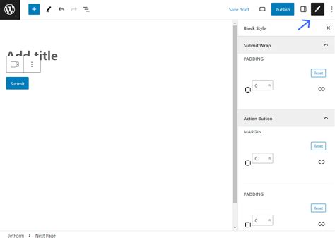 next page field overview — jetformbuilder crocoblock