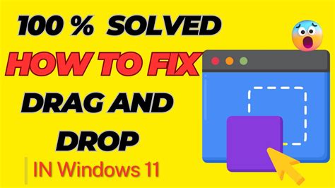 How To Fix Drag And Drop Not Working In Your Windows PC YouTube