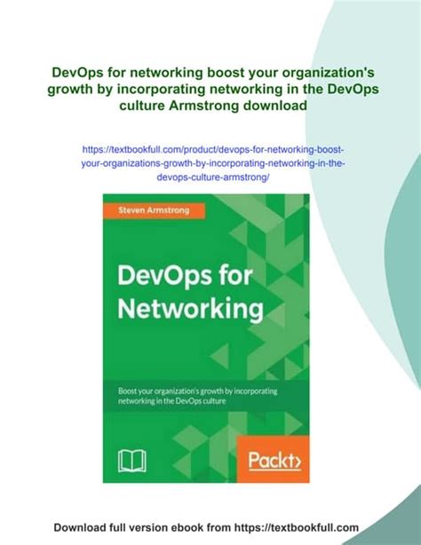 Devops For Networking Boost Your Organizations Growth By Incorporating