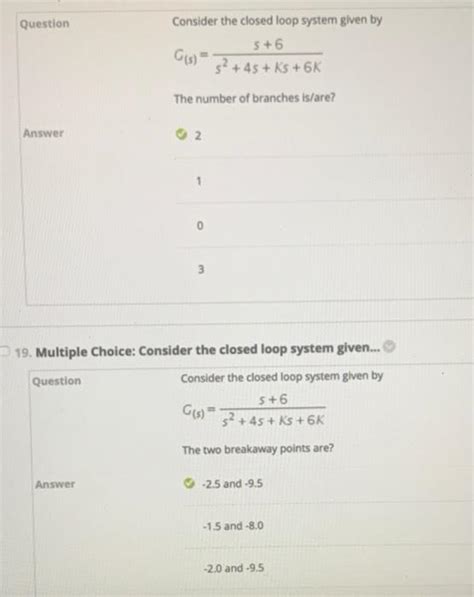 solved question consider the closed loop system given by 5 6