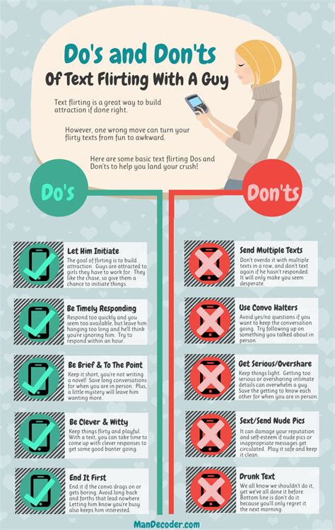 text flirting dos and don ts