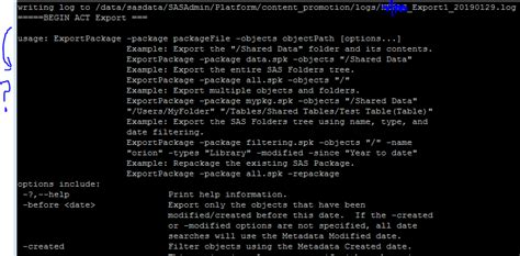 Solved Sas Metadata Export Using Script Options Example Sas