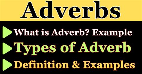 Adverb Definition Examples Types Adverb Definition Examples Types