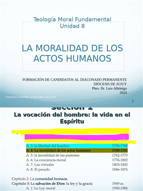 La Moralidad De Los Actos Humanos Pdf Moralidad Libre Albedrío