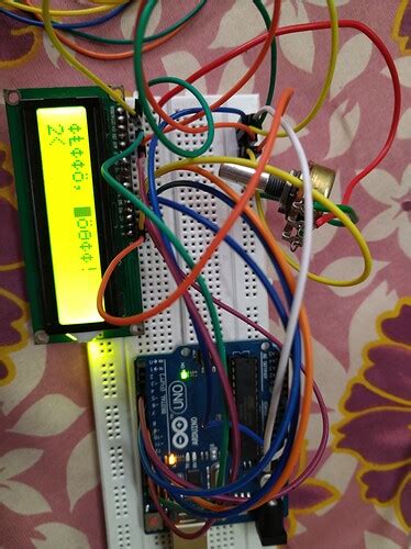 16x2 Lcd Printing Symbols Of Hello World Displays Arduino Forum