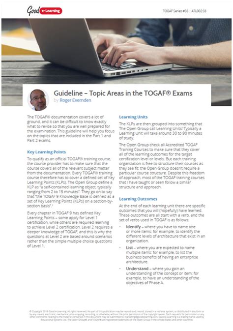 What Do I Need To Study To Pass The TOGAF Exams
