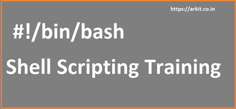 Shell Scripting Training Hyderabad Online Training Course Content