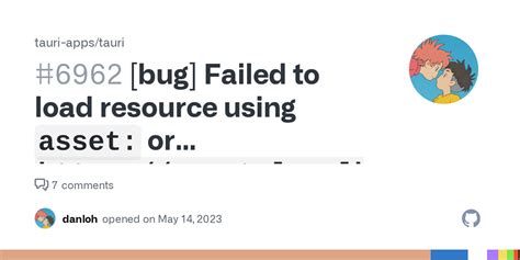 Bug Failed To Load Resource Using `asset` Or `assetlocalhost` Protocol · Issue 6962