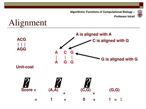 Ppt Intro To Alignment Algorithms Global And Local Powerpoint Presentation Id9508415