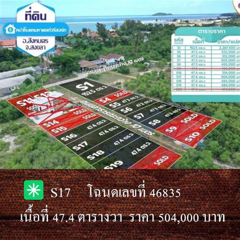 ขายที่ดิน หน้าโรงแรมหาดแก้วรีสอร์ท ที่ดินร้อยแปด คอม