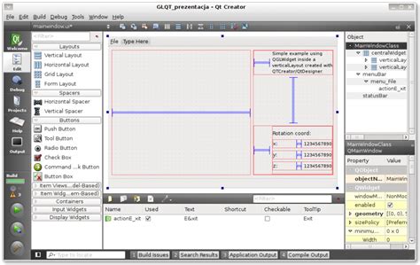 qtdesigner and qglwidget lugru [dot] com