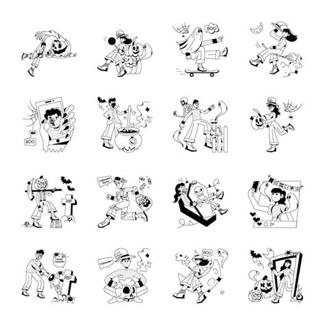 Black And White Cartoon Vector Art Icons And Graphics For Free Download