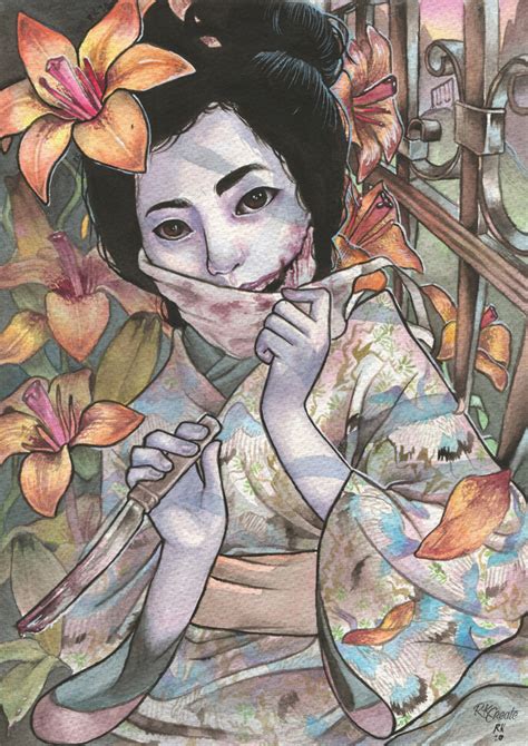 Artstation Kuchisake Onna 口裂け女