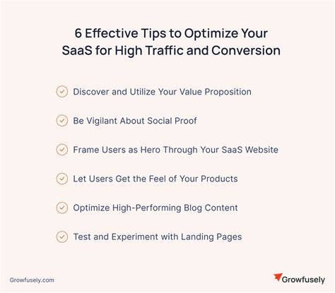 Effective Saas Website Optimization Tips For High Traffic And Conversions Growfusely
