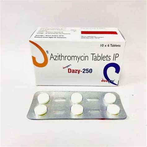 250mg Azithro Azithromycin Tablet At ₹ 117strip Nagaur Id 2858506591530