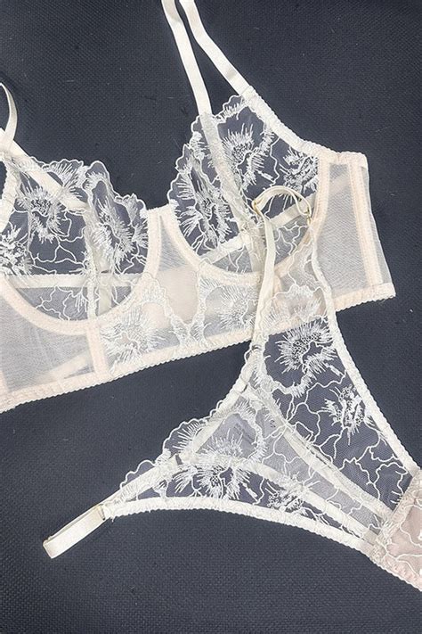 Nude Lingeries Sheer Lace And Sexy Nude Lingerie For Women Lingerdiary