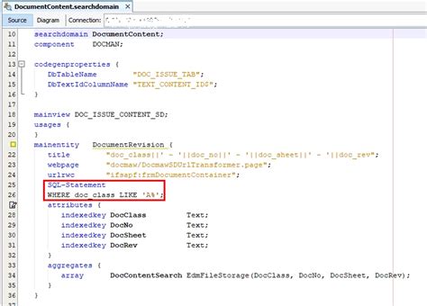 Document Content Seach Domain Possible To Limit Doc Classes Ifs