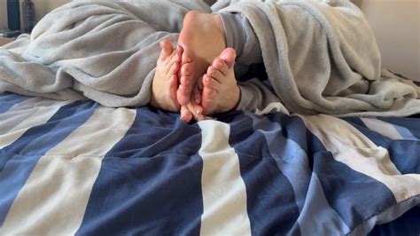 Natasha Ty Rubs Soles With Male Roommate Under Blanket Asian Soles Feet Touching Sound On
