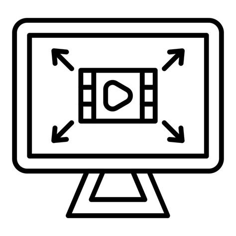 screen resolution icon style 21269384 vector art at vecteezy
