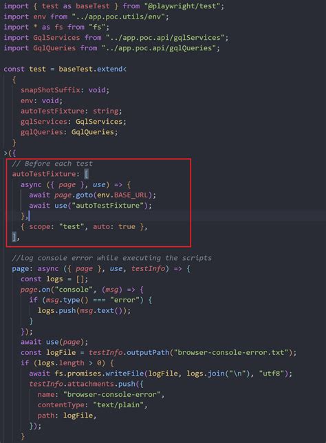 How To Exclude An Autotestfixture When Executing A Specific Test File Using Playwright