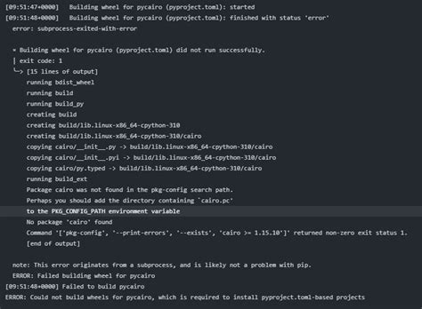 Problem Deploying With Pycairo Deployment Streamlit