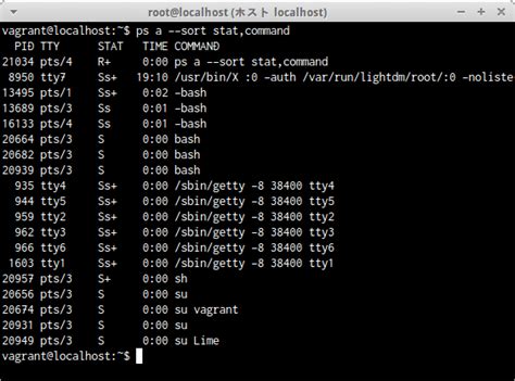 psコマンドについて詳しくまとめました Linuxコマンド集