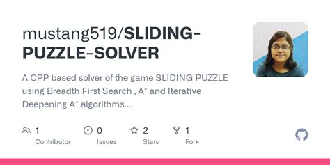 GitHub Mustang SLIDING PUZZLE SOLVER A CPP Based Solver Of The Game SLIDING PUZZLE Using