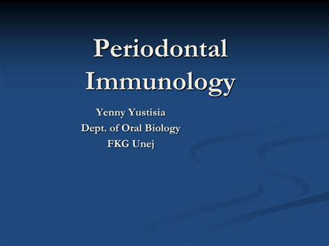 Pdf Periodontal Immunology Dokumen Tips