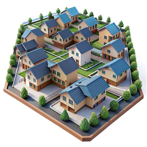 Breathtaking Impressionist A Sprawling Suburban Housing Development