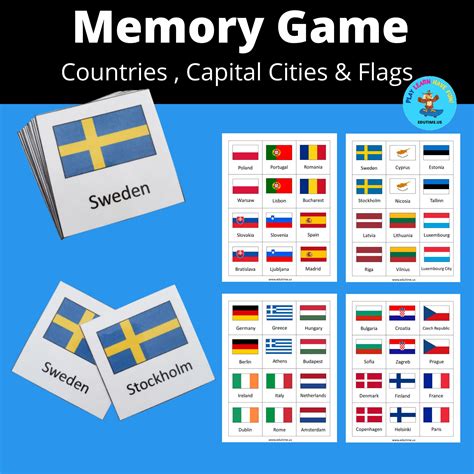 Flag Memory Board Game At Karima Parker Blog