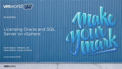 Licensing Oracle And SQL Server On VSphere House Of Brick