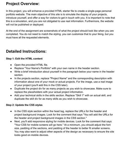solved project overview ﻿in this project you will enhance