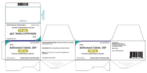 Azithromycin Tablets Package Insert