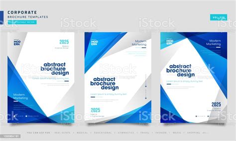 브로셔 플라이어 템플릿 레이아웃 배경 디자인 세트입니다 소책자 전단지 기업 비즈니스 연례 보고서 레이아웃 추상적인에 대한 스톡 벡터 아트 및 기타 이미지 Istock