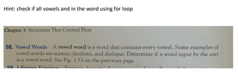 Solved Lab ﻿ You Have To Use For Loop Hint Check If All Vowels And