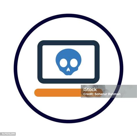 Mask Man Head Computer Software Hacker Computer Hacker Icon Stock