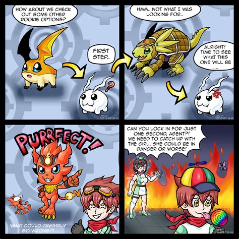 Armadimon Coronamon Patamon Tokomon Yuuki Dan Yuuki Kanan Digimon