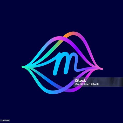 음파 흐름이 있는 M 문자 로고 Dj에 대한 스톡 벡터 아트 및 기타 이미지 Dj 건강관리와 의술 과학 Istock