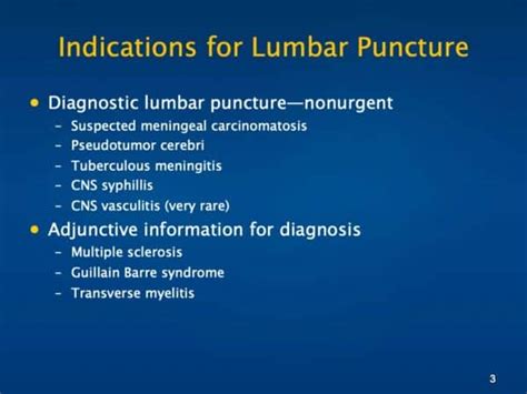 Lumbar Puncture Course Hospital Procedures Consultants