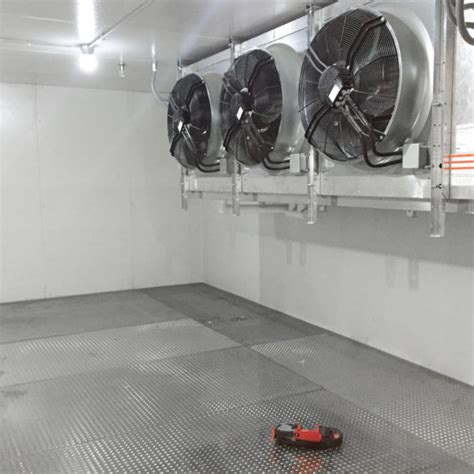 Custom Blast Freezer With Tread Plate Flooring Advanced Commercial