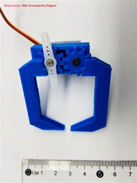 Garra Robótica Em Pla 3d Com Servo 9g Projetos Arduino Parcelamento