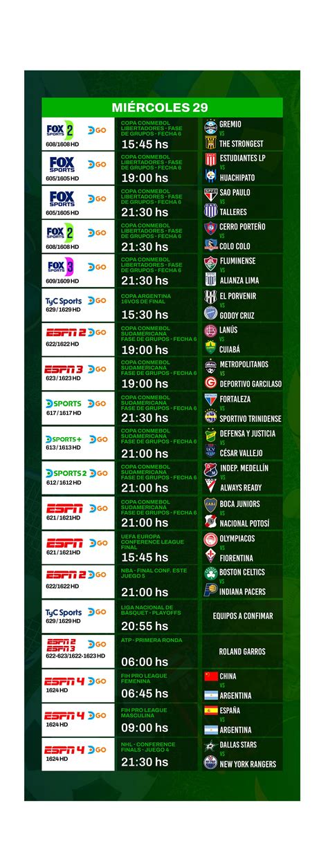 La Agenda Deportiva De La Semana Infobae La Agenda Deportiva De La Semana Infobae