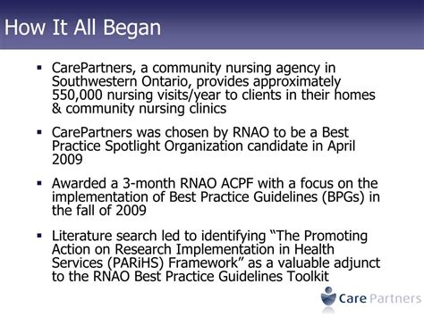 Ppt Improving The Uptake Of Bpgs One Agencys Experience With The Parihs Framework Powerpoint