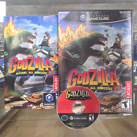 Godzilla Destroy All Monsters Melee Nintendo Gamecube Buttondelight