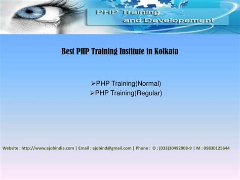 Ppt Php The Best Web Development Language Training In Kolkata