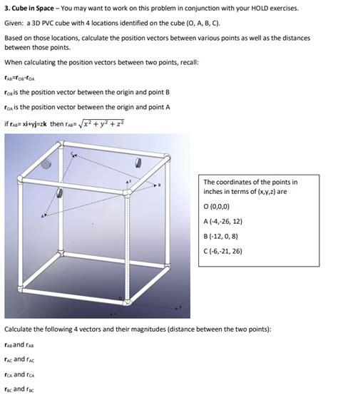 Solved Cube In Space You May Want To Work On This Chegg Com