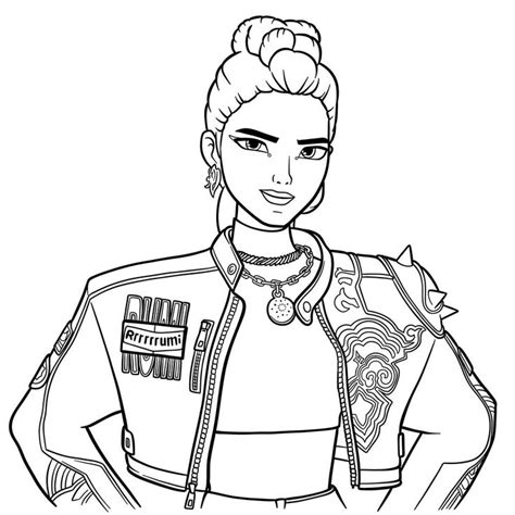 How To Draw Zoey From Kpop Demon Hunters Step By Step In 2025 Easy