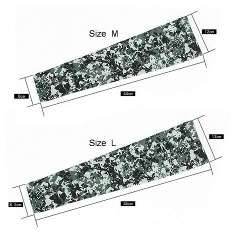 Badu Bg Тактически армейски камуфлажни ръкави за ръкави за колоездене Риболов Охлаждащи слънце