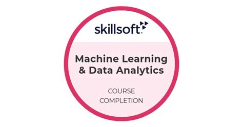 Machine Learning And Data Analytics • Tamilvanan Saravanan • Skillsoft