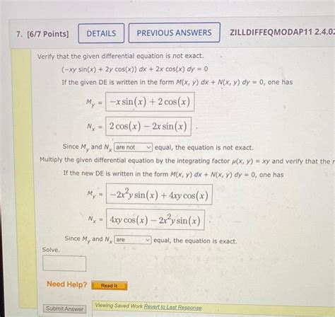 Solved I M Having Trouble Solving This Last Part Of The Chegg Com